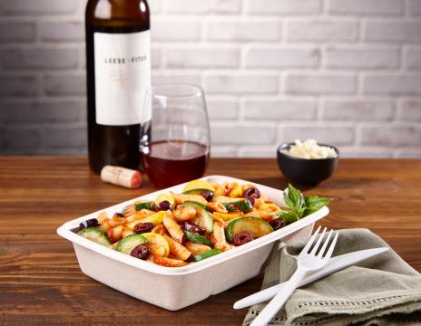 Pulp Plus® 30 oz. Rectangle Container | Sabert