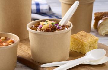 Kraft 8 oz. Paper Soup Cup | Sabert